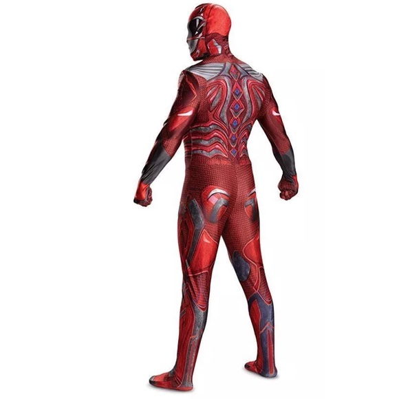 Disguise | Other | Red Ranger Adult Mens Power Rangers Bodysuit New ...